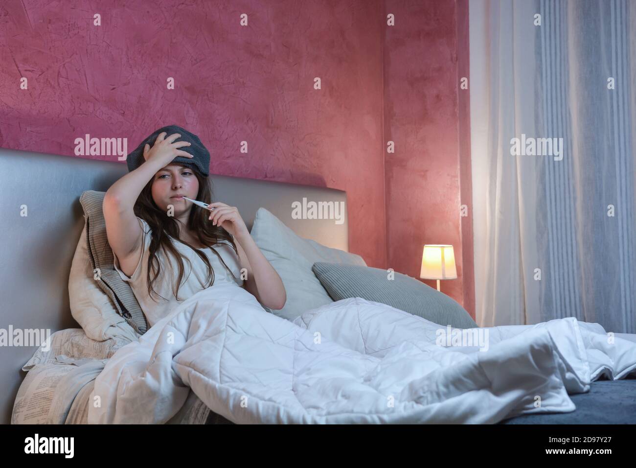 Feverish hi-res stock photography and images - Alamy