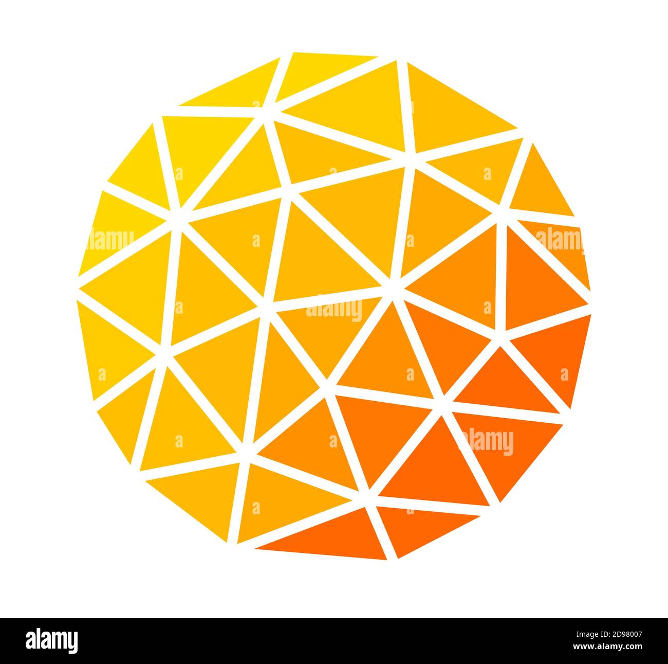 Abstract sun sphere symbol. Vector illustration Stock Vector Image ...