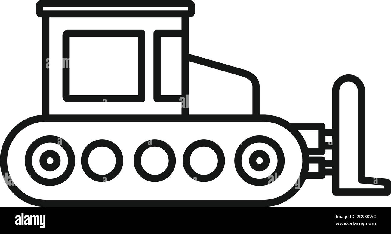 Tractor front end loader Stock Vector Images - Alamy