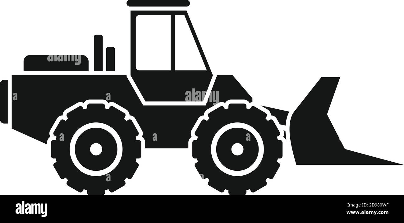 Heavy equipment front bucket Black and White Stock Photos & Images - Alamy