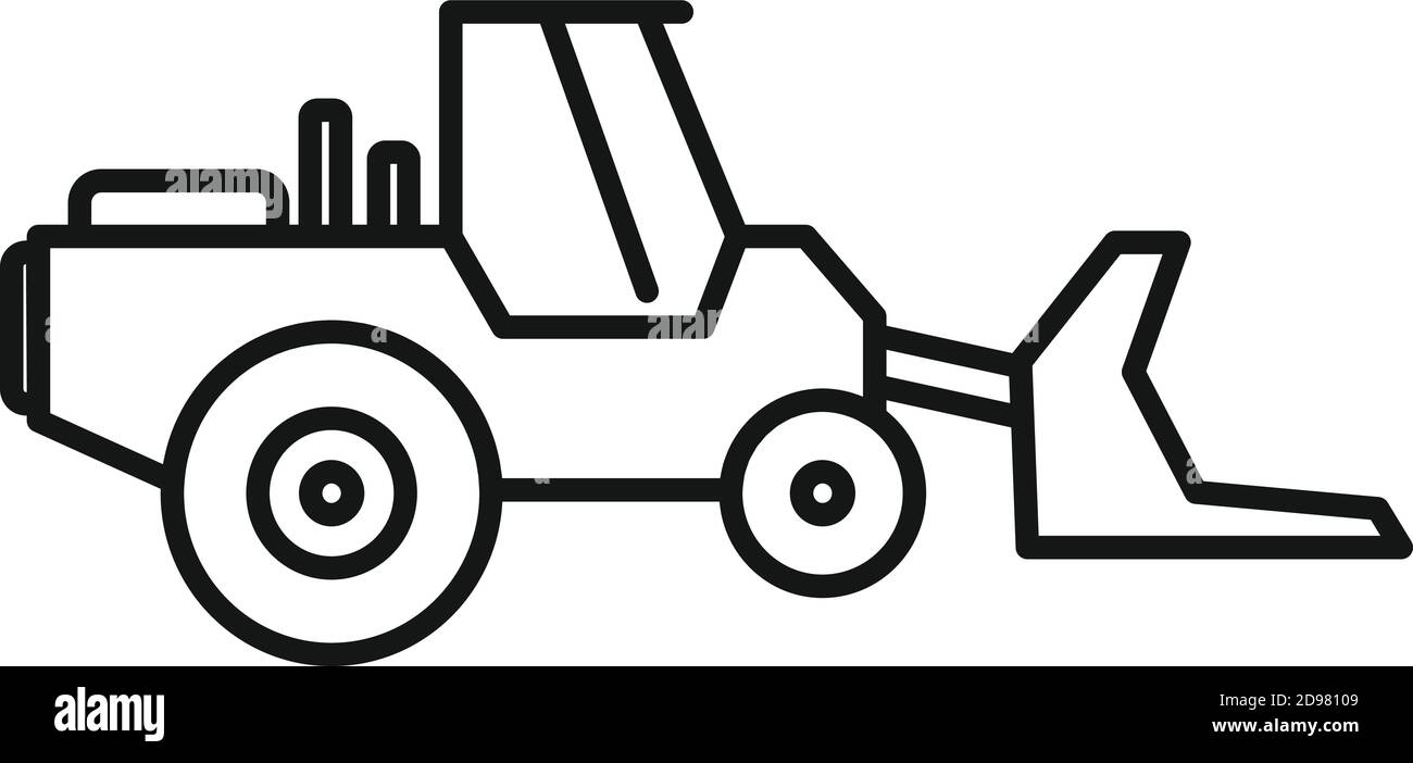 Jcb Machine Line Art
