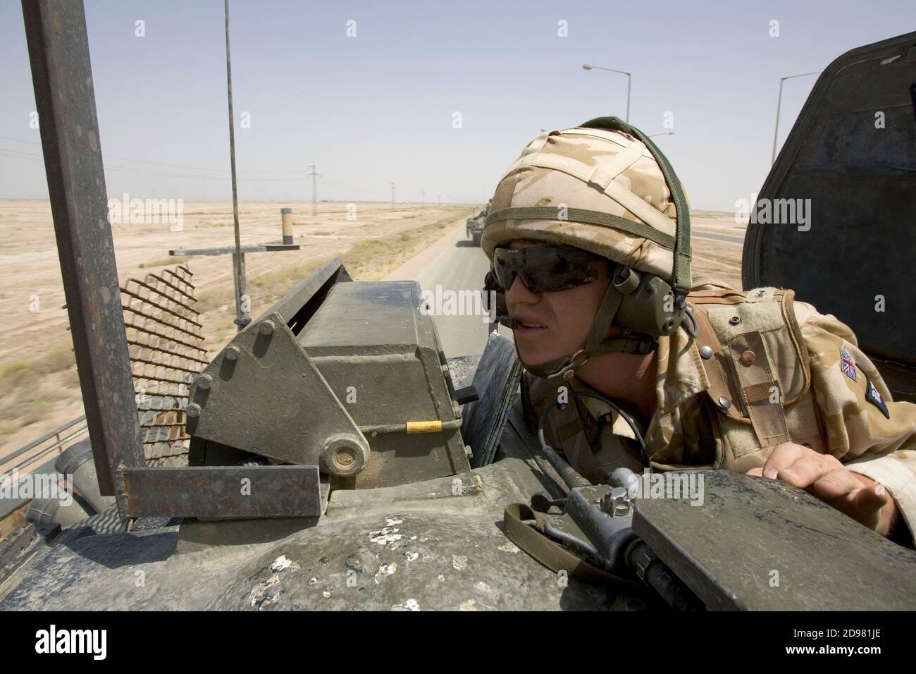 British Forces in Iraq. Platoon Commander, Lieautenant David Barclay ...