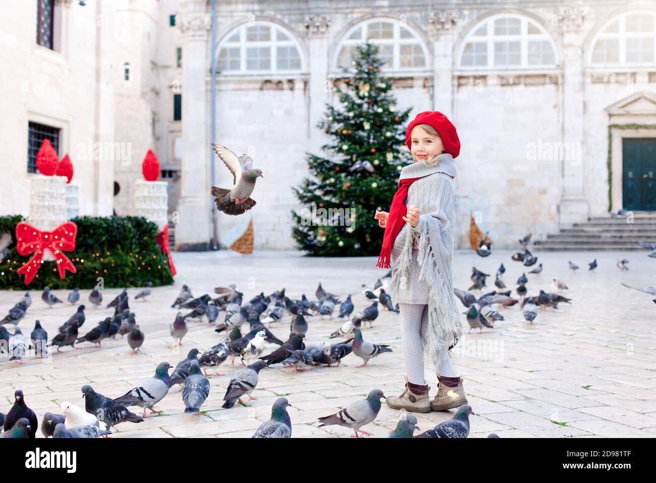 Girl With Doves High Resolution Stock Photography and Images - Alamy