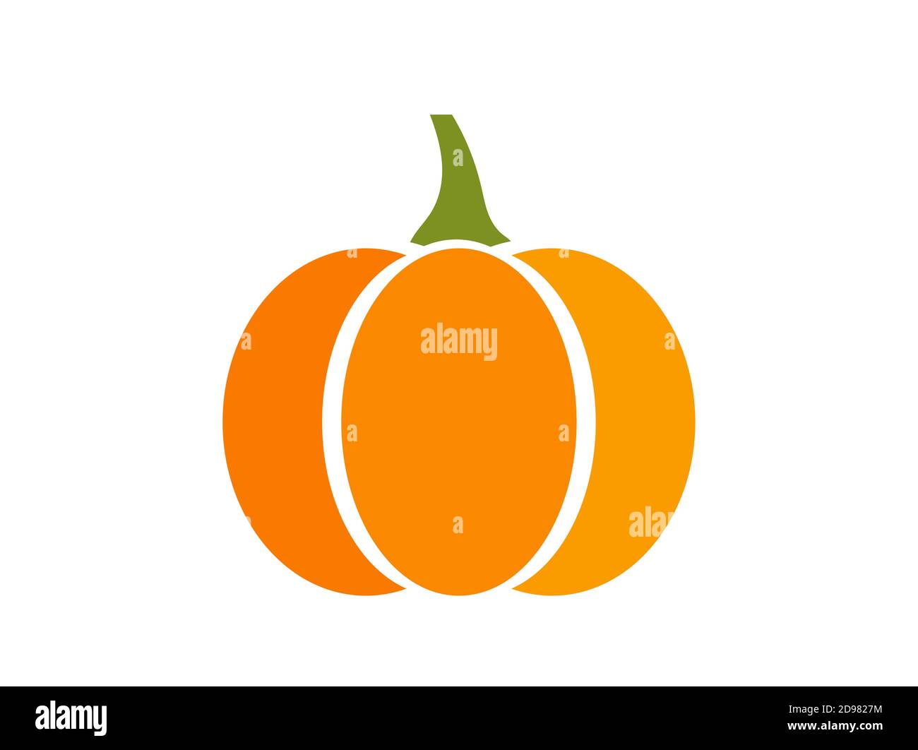Pumpkin fruit icon, flat design symbol. Vector illustration Stock ...