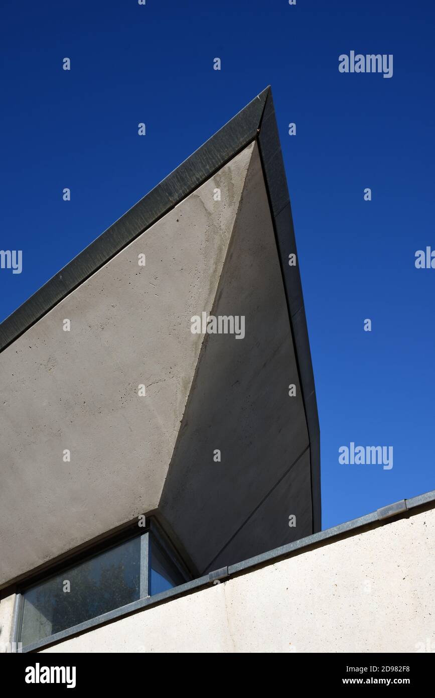 Prow-Shaped Roof & Roof Window of the Musée de Préhistoire des Gorges ...