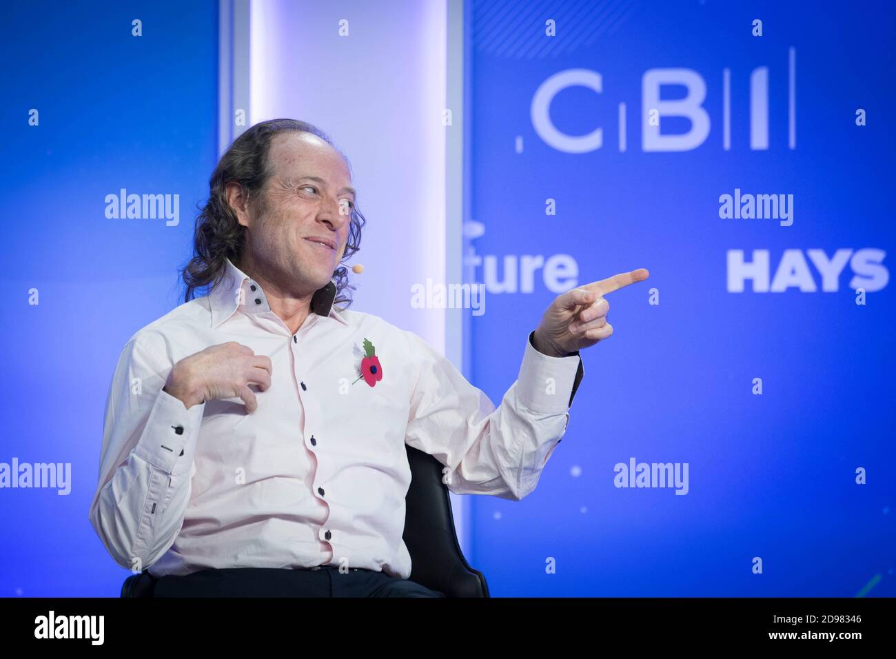 Julian Richer, founder of Richer Sounds takes part in a discussion ...