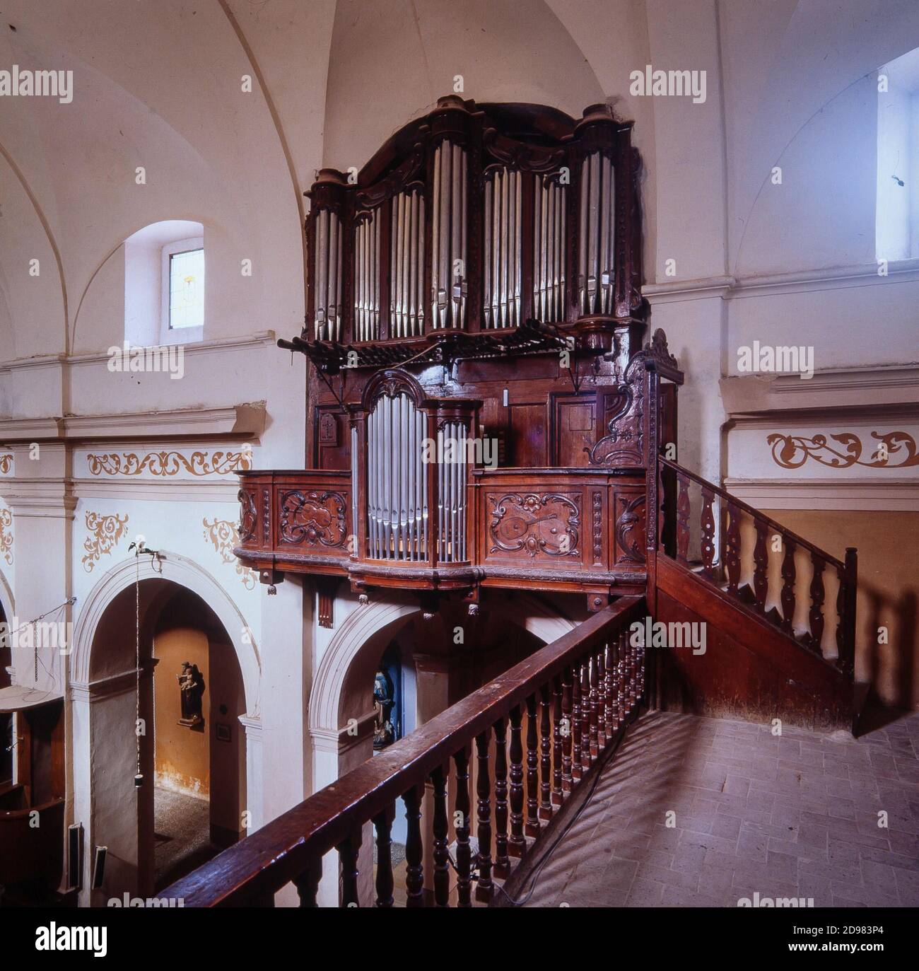 ORGANO DE TORROJA DEL PRIORAT. S.XIX Stock Photo - Alamy