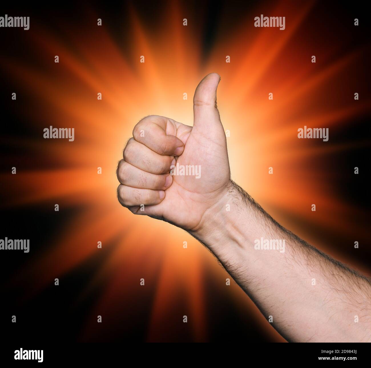 Human tumb hi-res stock photography and images - Alamy