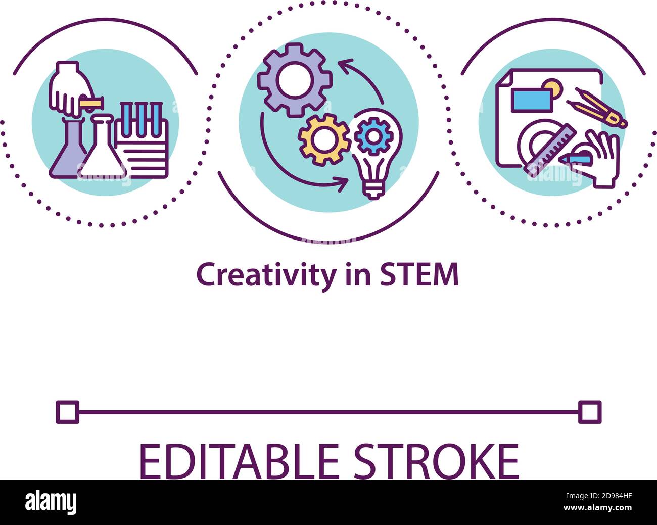 Creativity in STEM concept icon Stock Vector Image & Art - Alamy