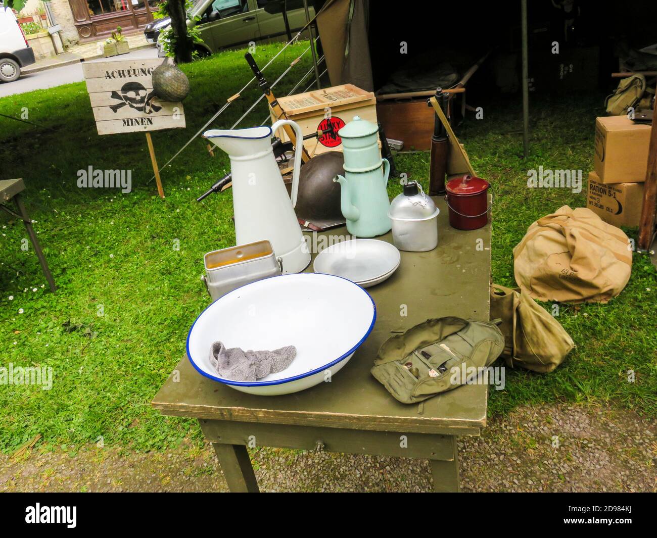 Expositions of fragments of the military field hospital at the military ...