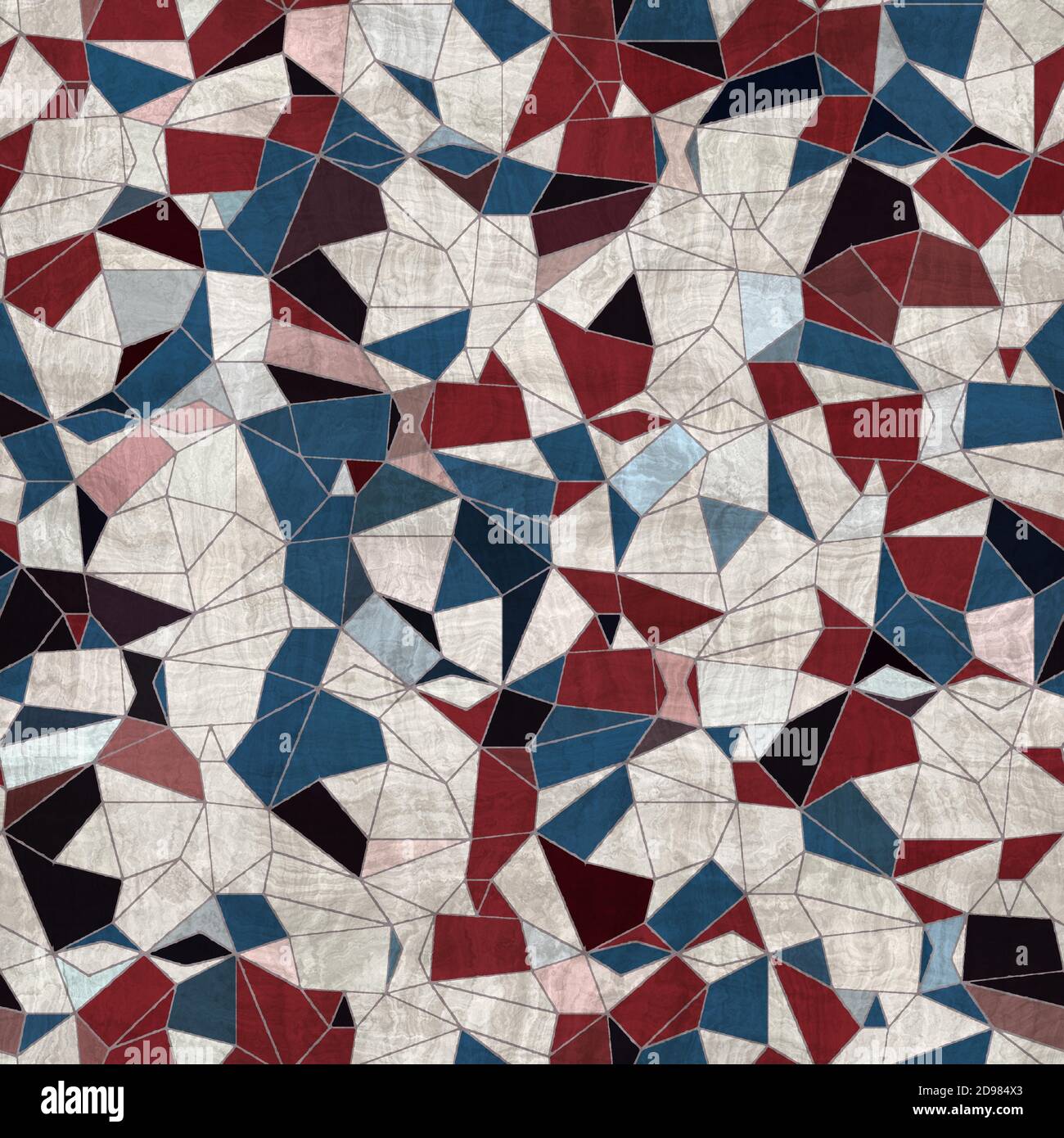 Seamless red white and blue textured retro pattern Stock Photo - Alamy