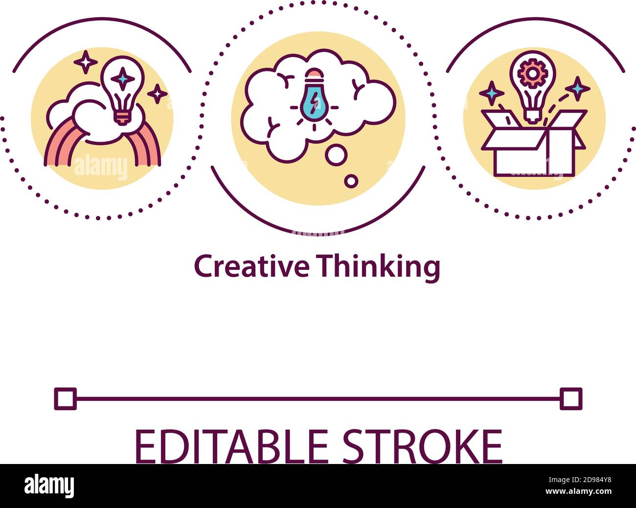 Creative thinking concept icon Stock Vector Image & Art - Alamy Creative thinking concept icon Stock Vector Image & Art - Alamy