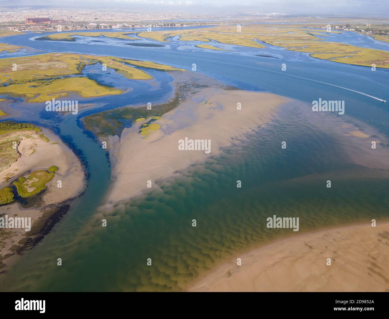 An aerial view of wetlands hi-res stock photography and images - Alamy