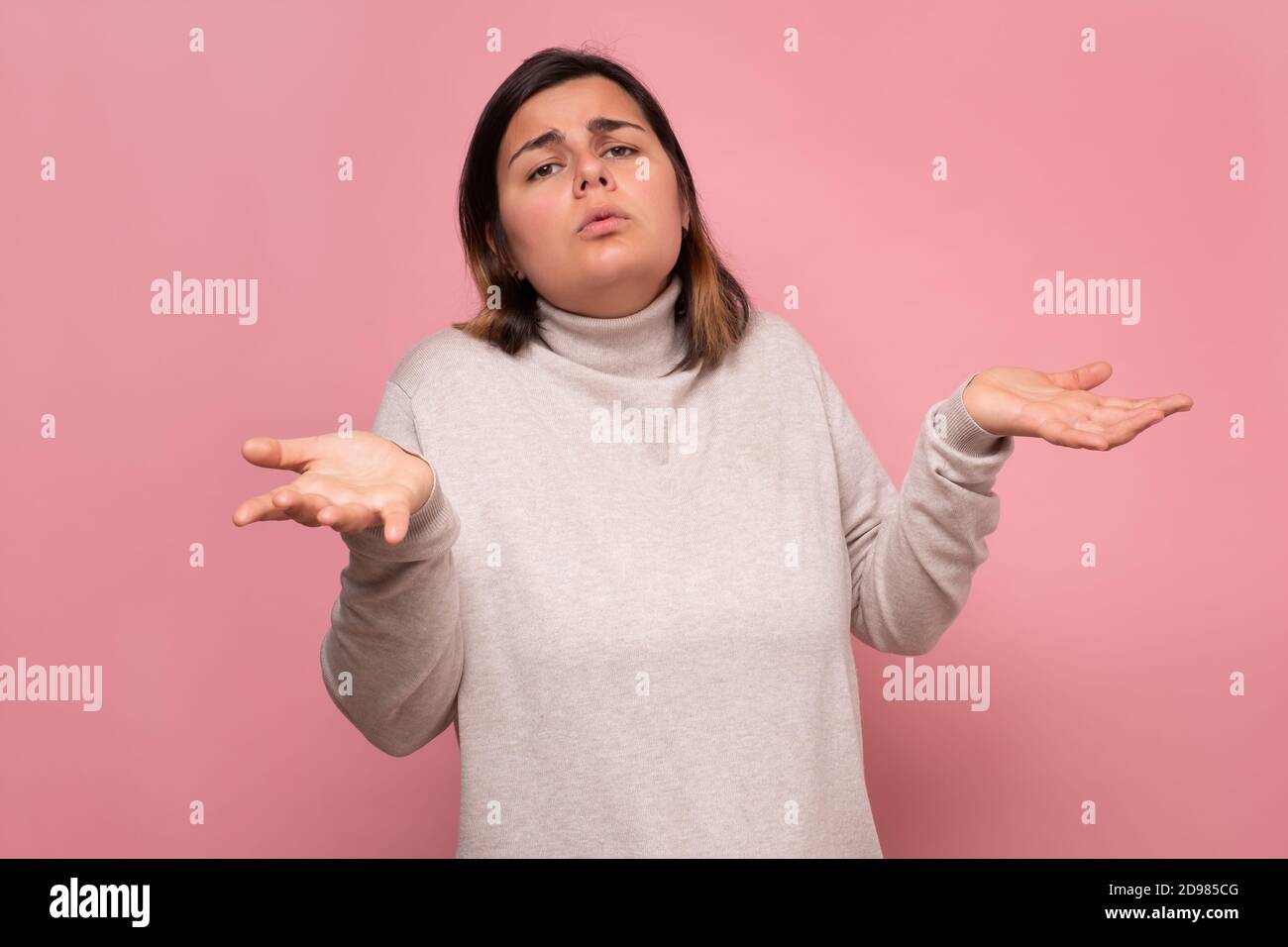 Shrug shoulders hi-res stock photography and images - Alamy