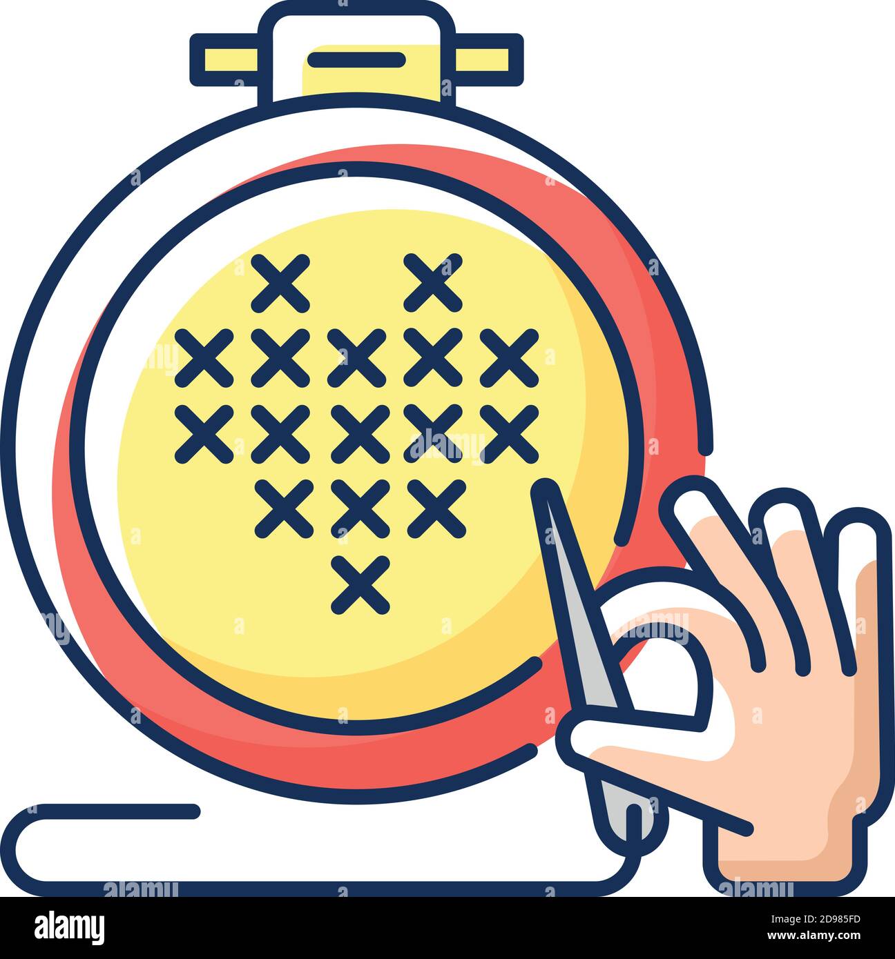 Canvas stitching Cut Out Stock Images & Pictures - Alamy