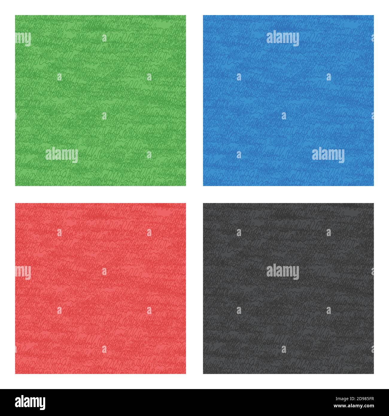 Vector abstract hand drawn lines seamless pattern set. Texture ...