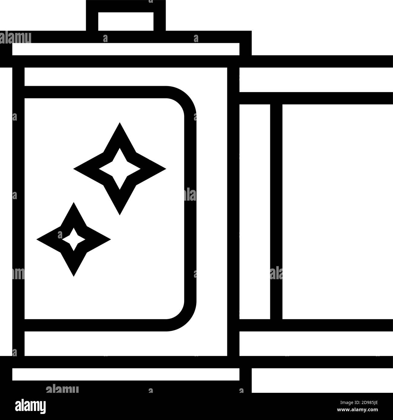 photo camera roll line icon vector illustration Stock Vector Image ...