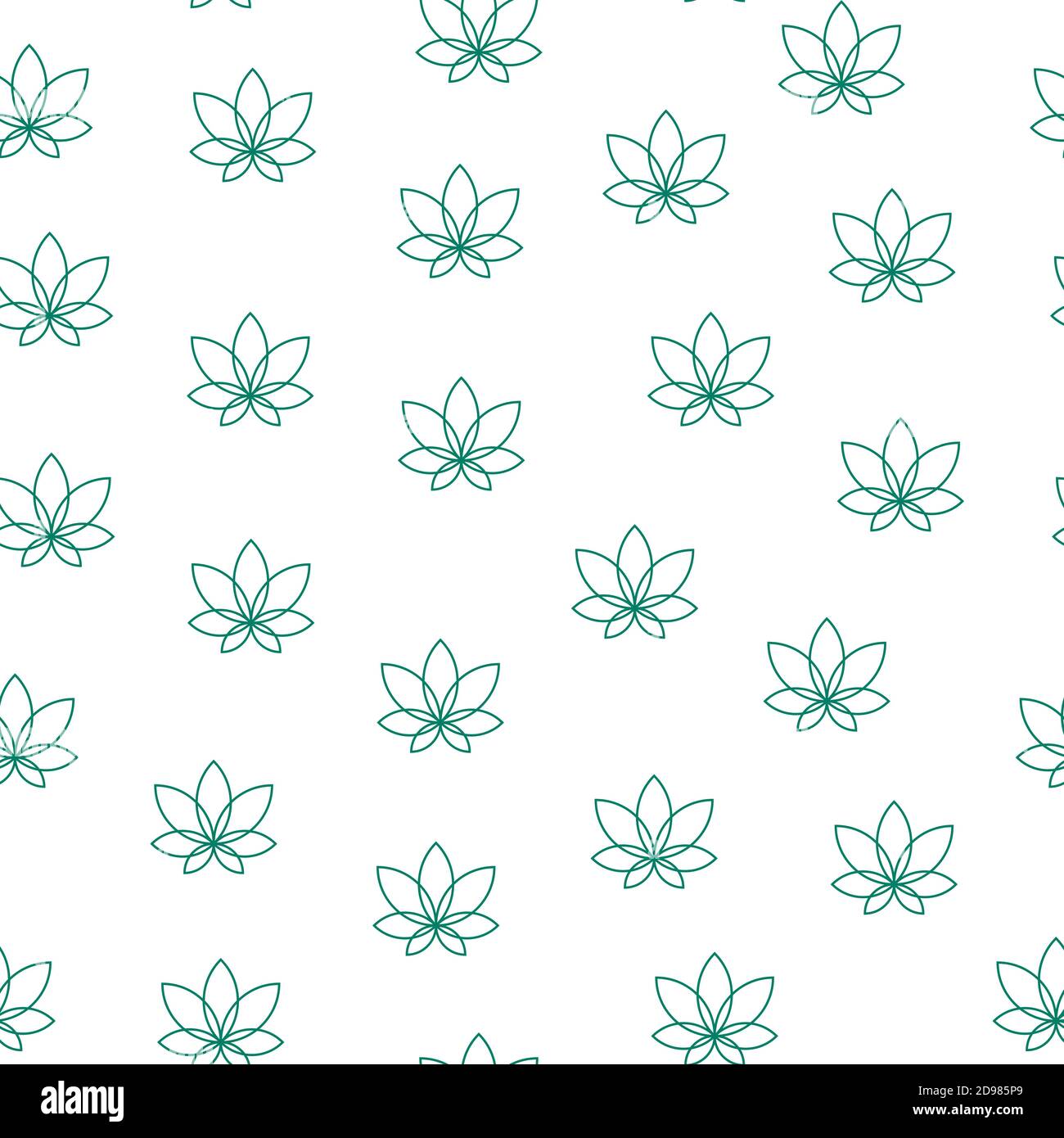 Cannabis leaf pattern vector Cut Out Stock Images & Pictures - Alamy