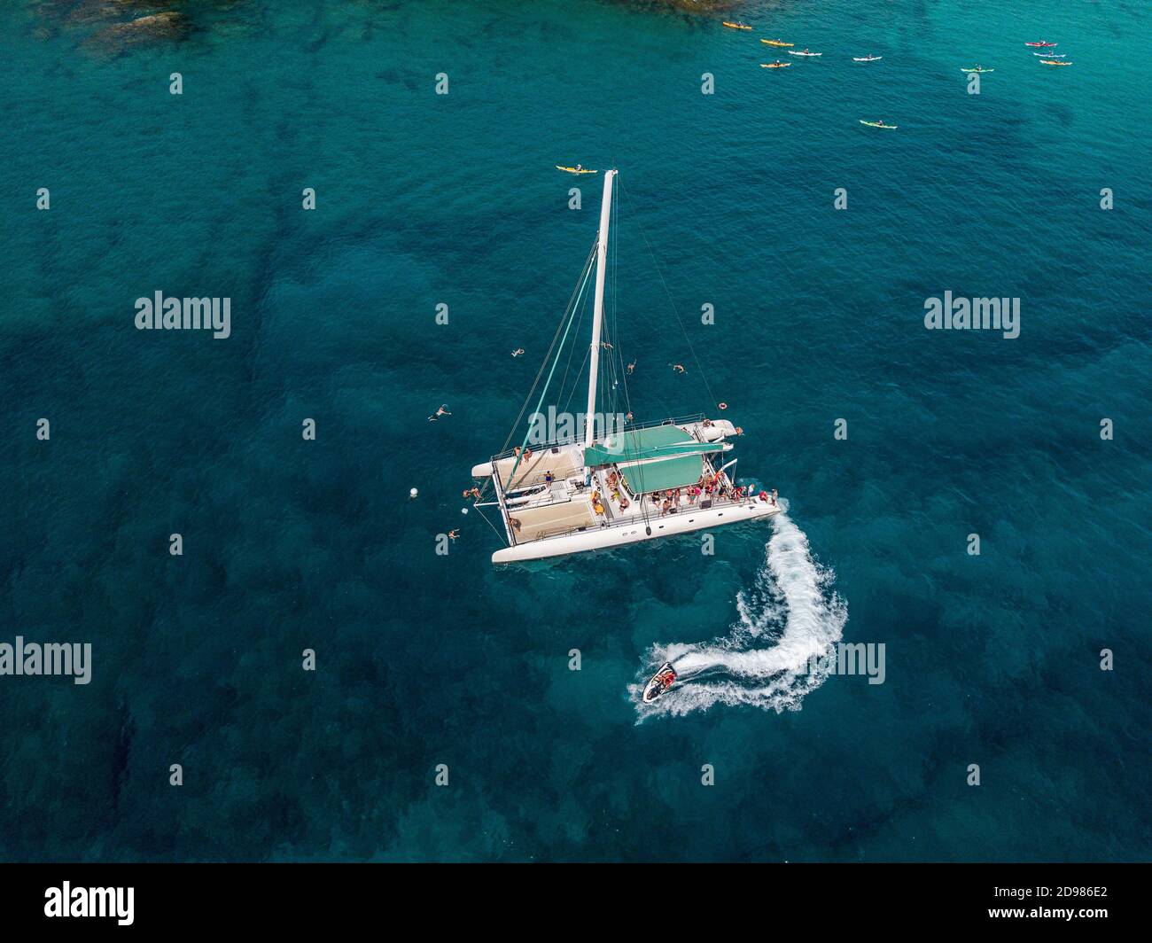 Spain sand catamaran canary beach hi-res stock photography and images ...