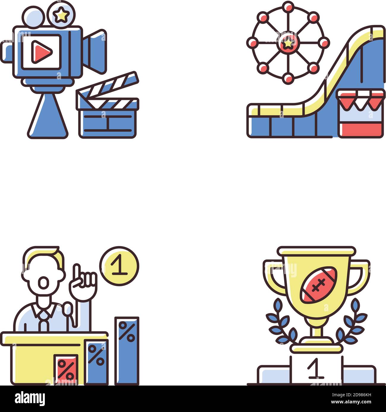 United States RGB color icons set Stock Vector Image & Art - Alamy