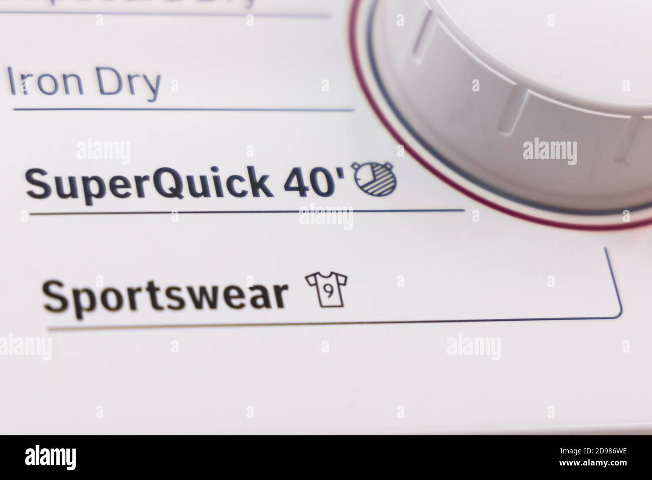 Washing machine program dial hi-res stock photography and images - Alamy