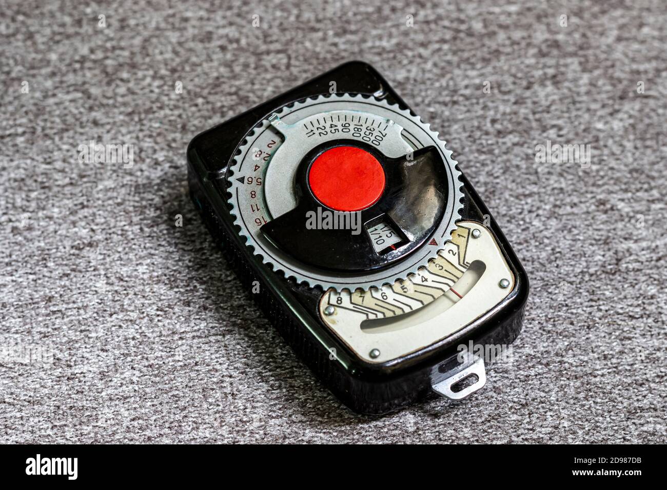 Old vintage Soviet retro exposure meter (a device for measuring ...