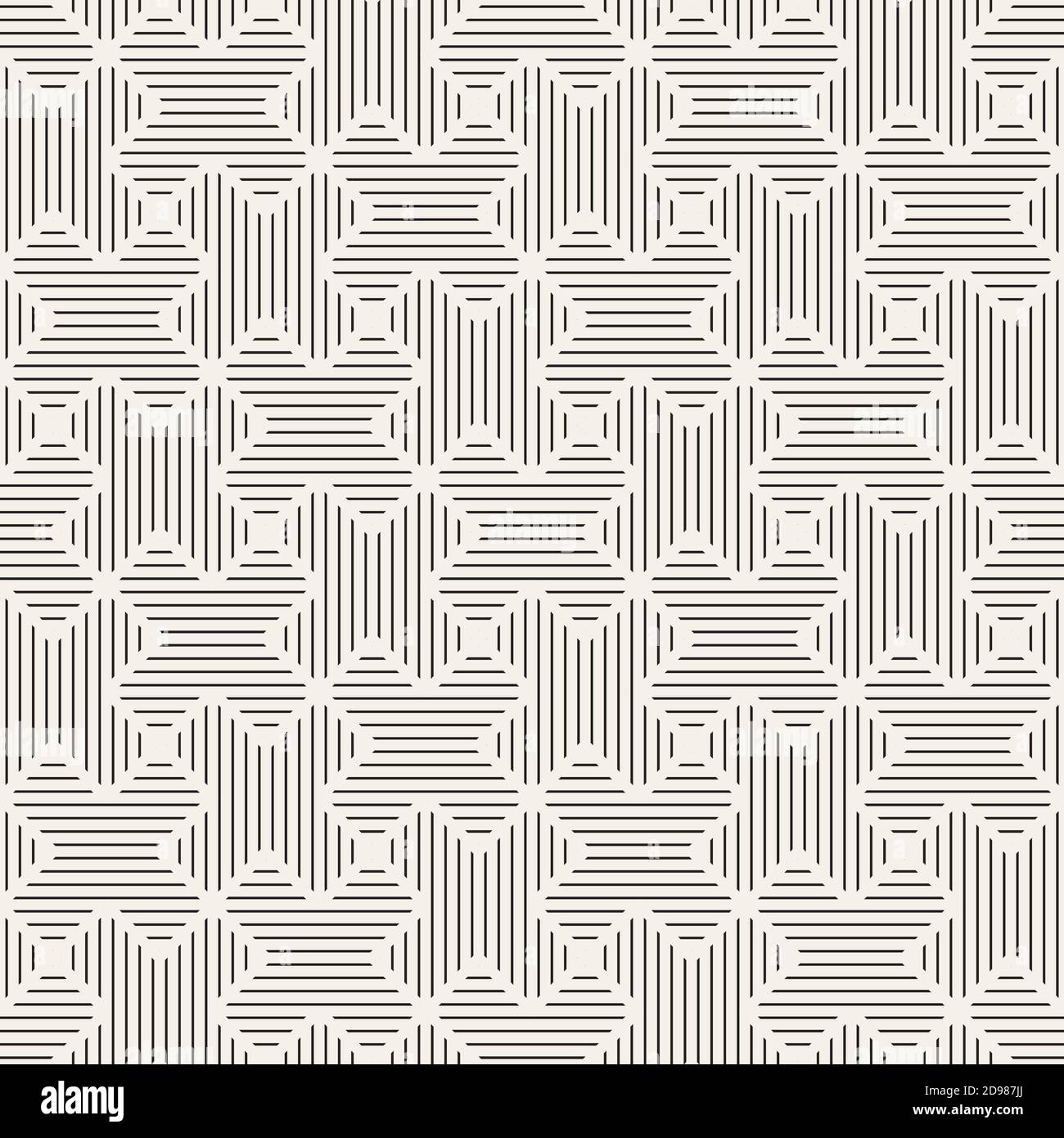 Vector seamless stylish pattern. Geometric striped cross shapes ...