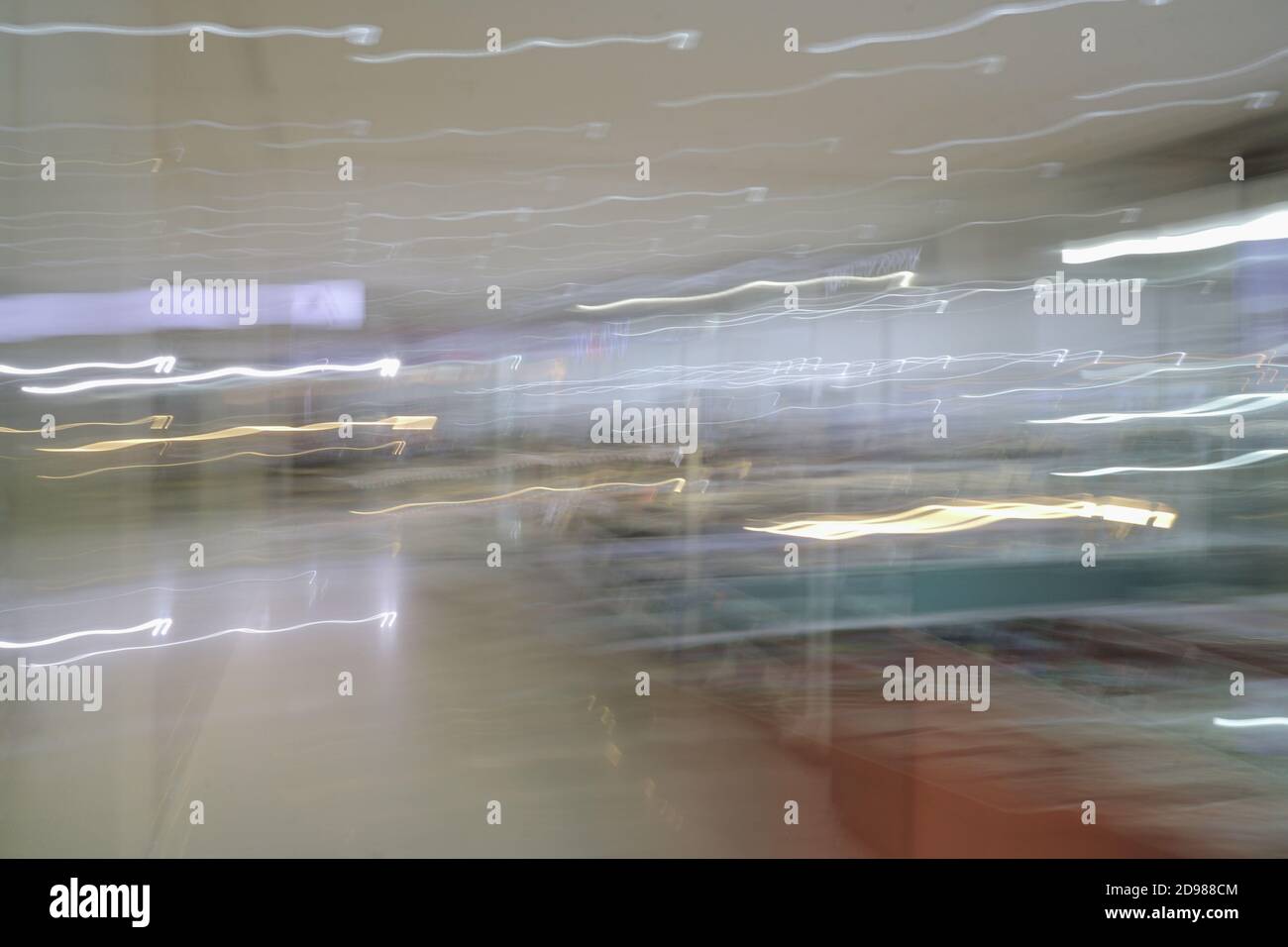 Light bokeh and blur from shopping mall luxury lights Stock Photo - Alamy