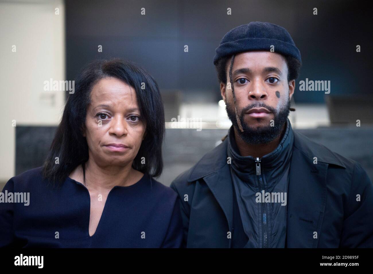 Khadija Samuels and Michael Duke, the mother and brother of Daniel Duke ...