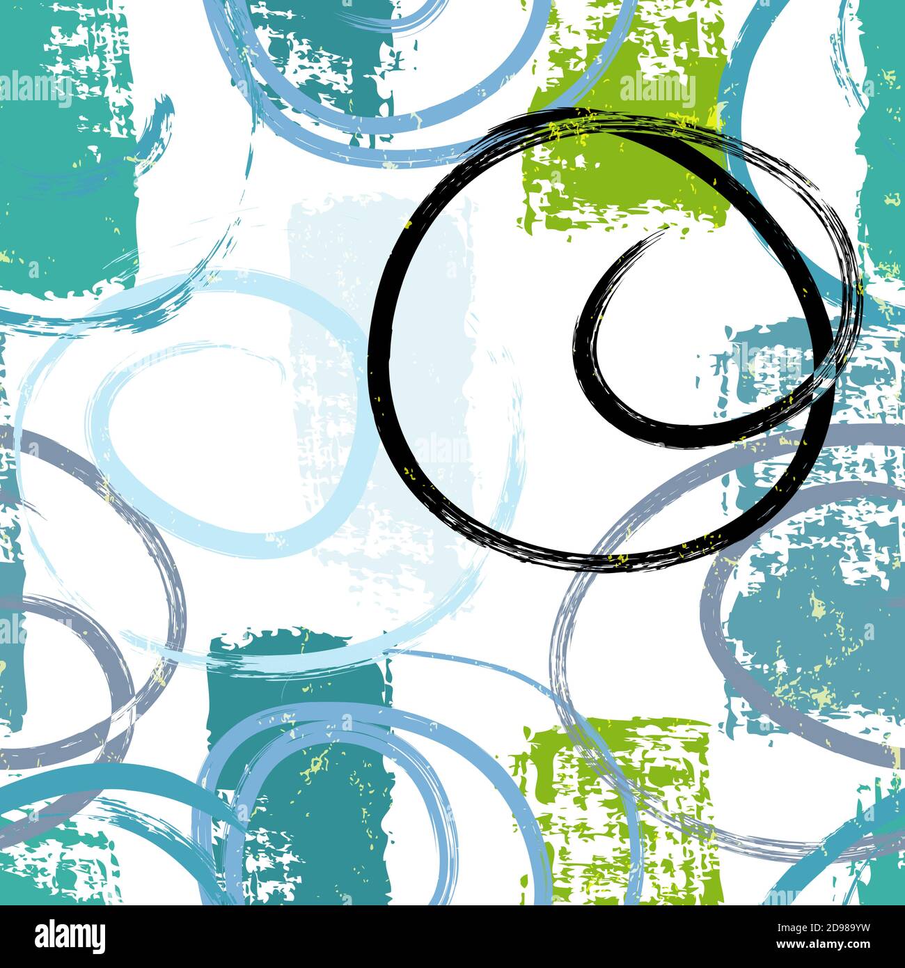 seamless abstract background pattern, with circles/swirls, paint ...