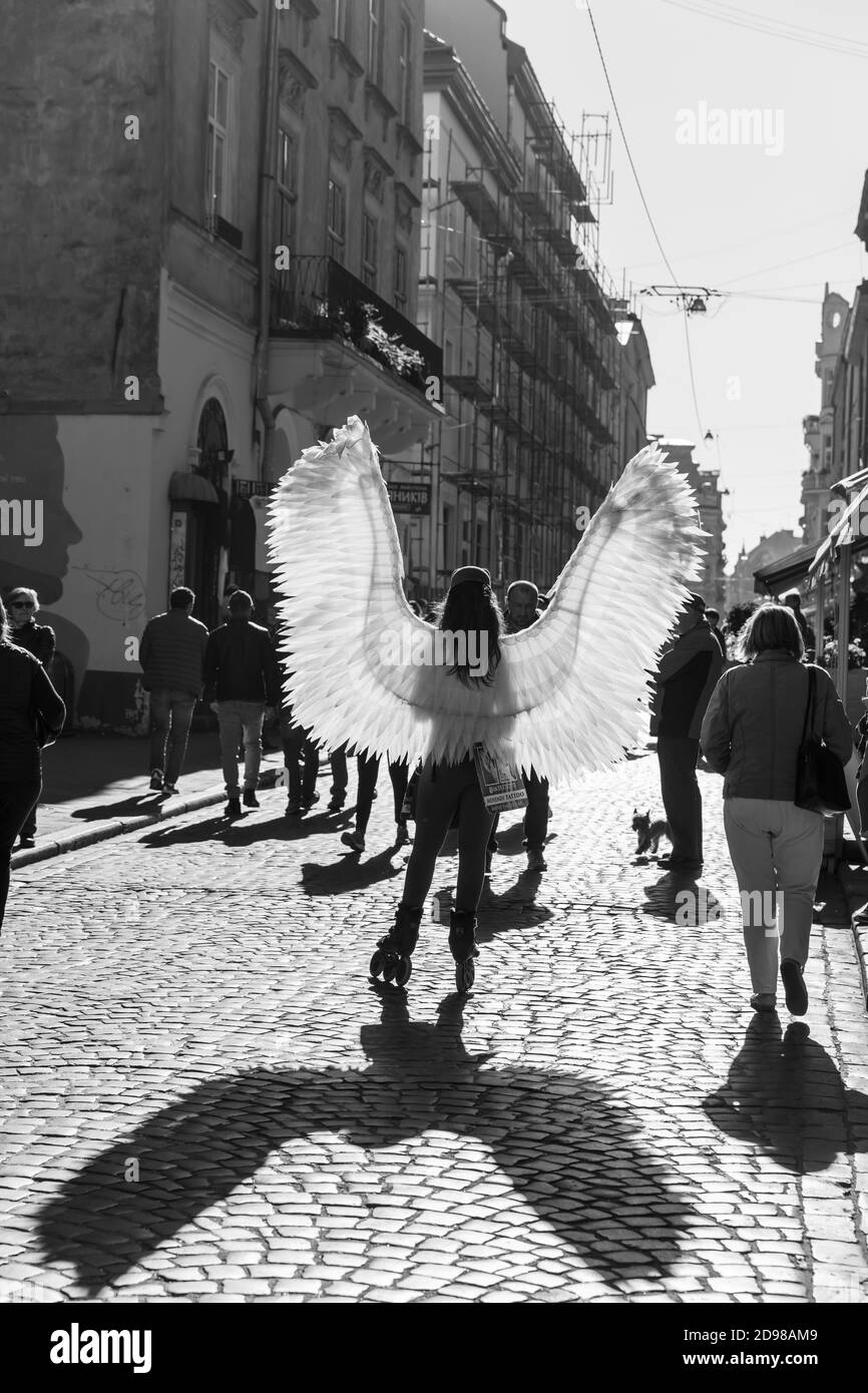 Ukrainian angel Black and White Stock Photos & Images - Alamy