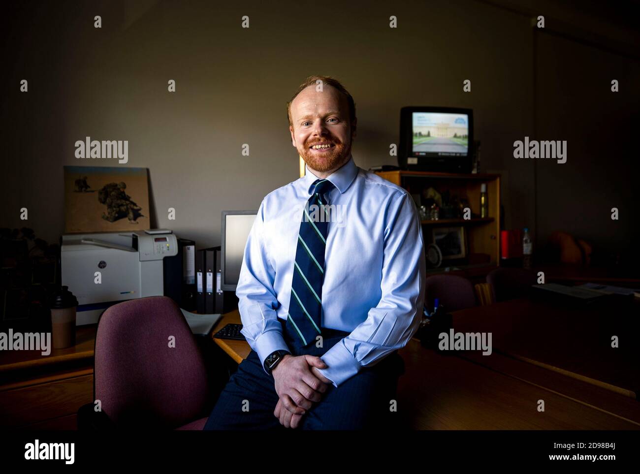 Antrim East MLA for the UUP John Stewart at the Stormont Buildings in ...