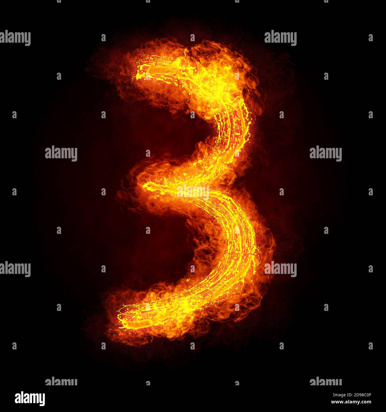 Fiery Font. Bright flamy font symbol. For writing words use Screen ...