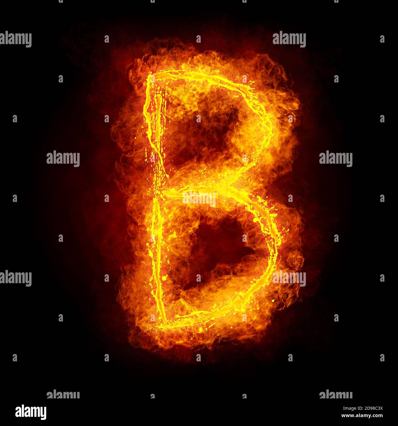 Fiery Font. Bright flamy font symbol. For writing words use Screen ...