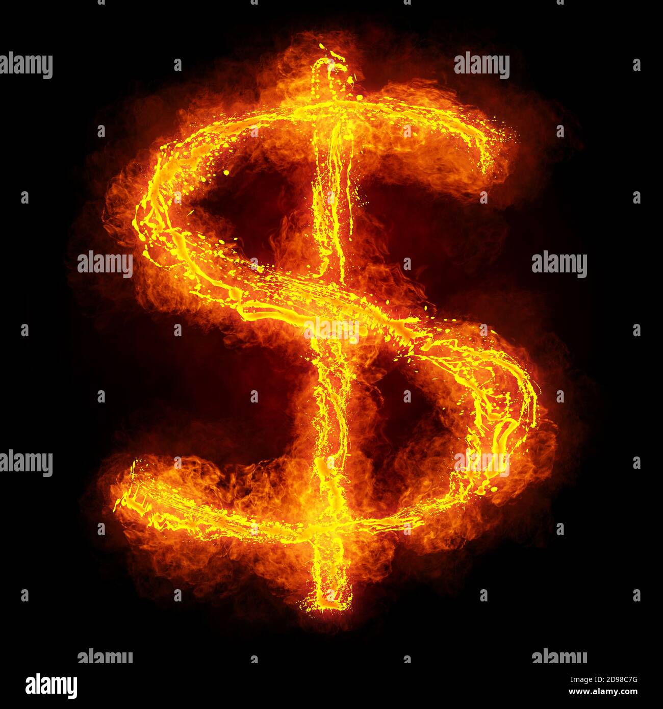 Fiery Font. Bright flamy font symbol. For writing words use Screen ...