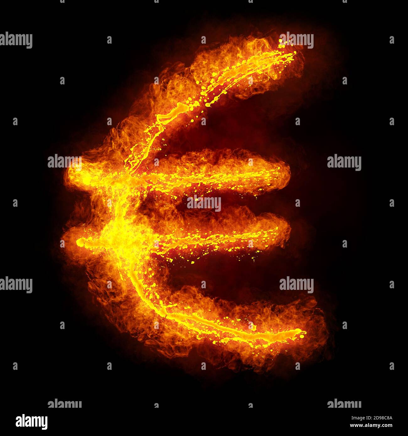 Fiery Font. Bright flamy font symbol. For writing words use Screen ...