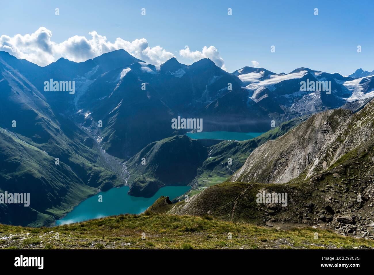 Austria kaprun alpine reservoir mooserboden hi-res stock photography ...