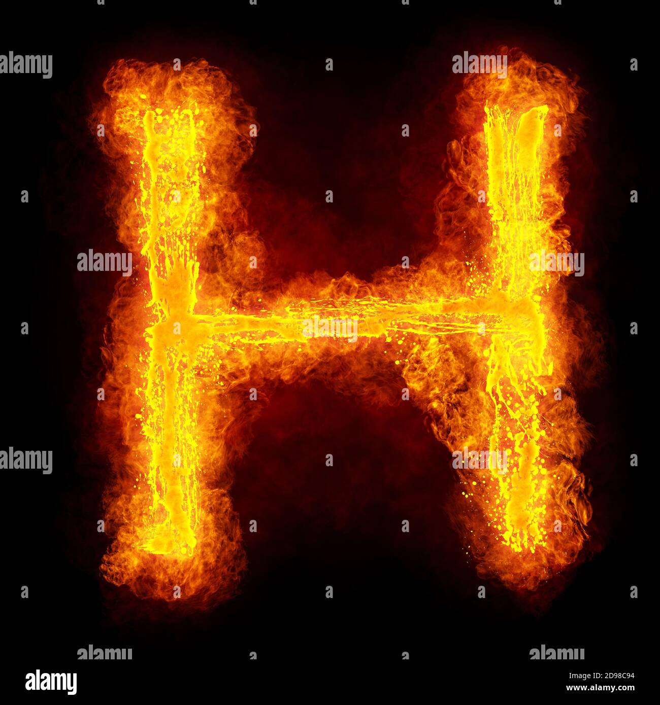 Fiery Font. Bright flamy font symbol. For writing words use Screen ...