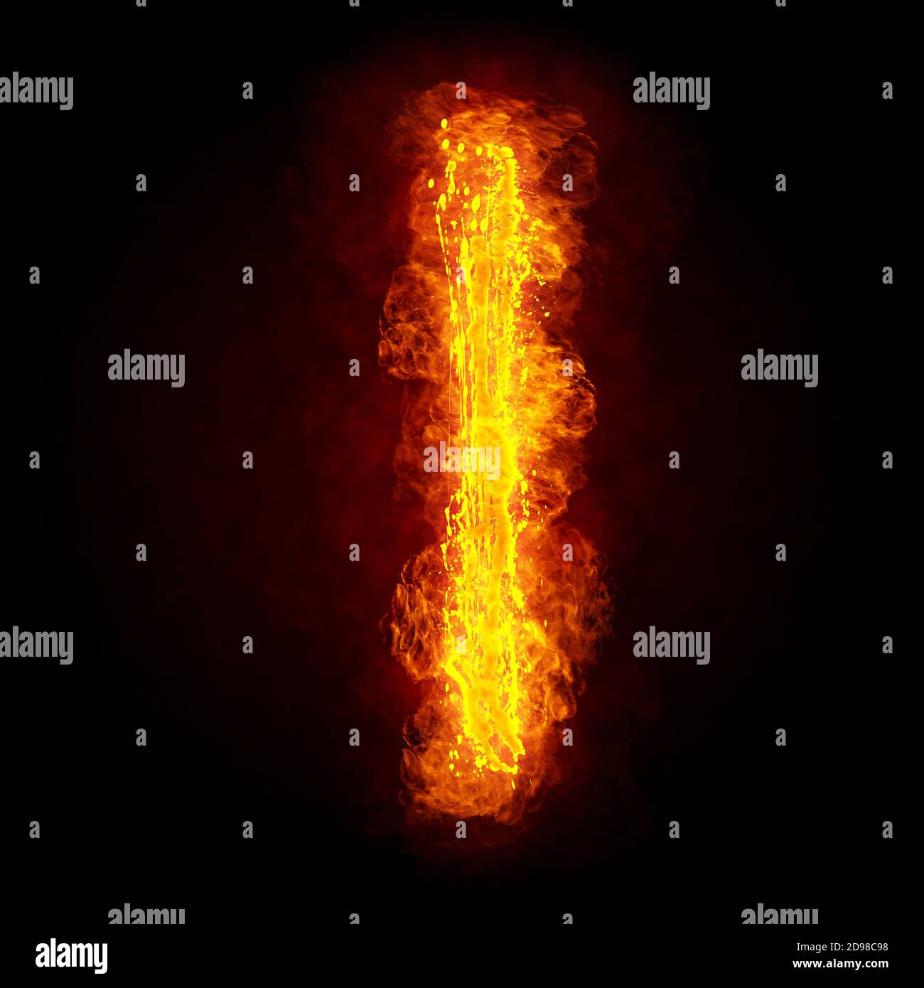 Fiery Font. Bright flamy font symbol. For writing words use Screen ...