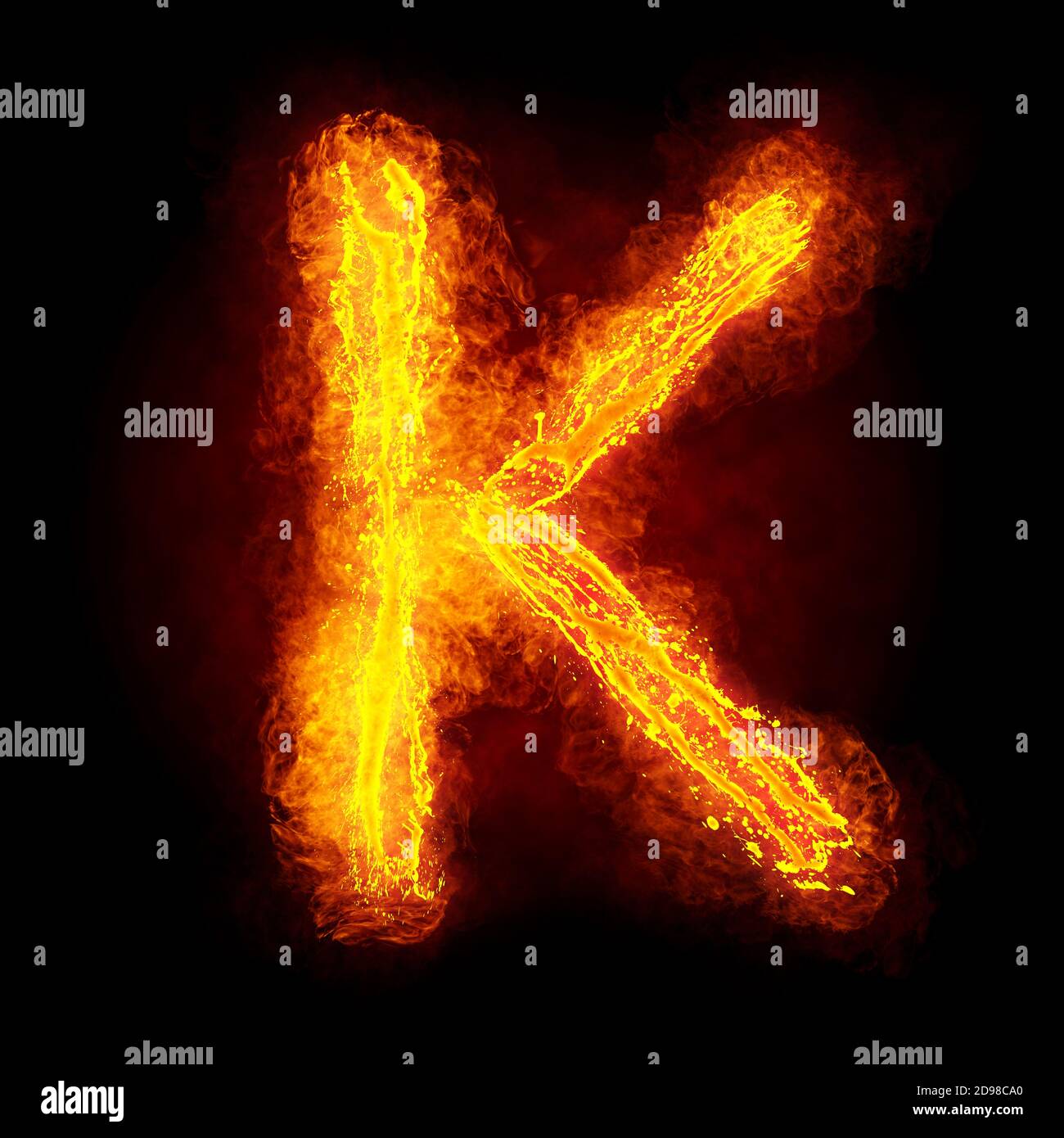 Fiery Font. Bright flamy font symbol. For writing words use Screen ...