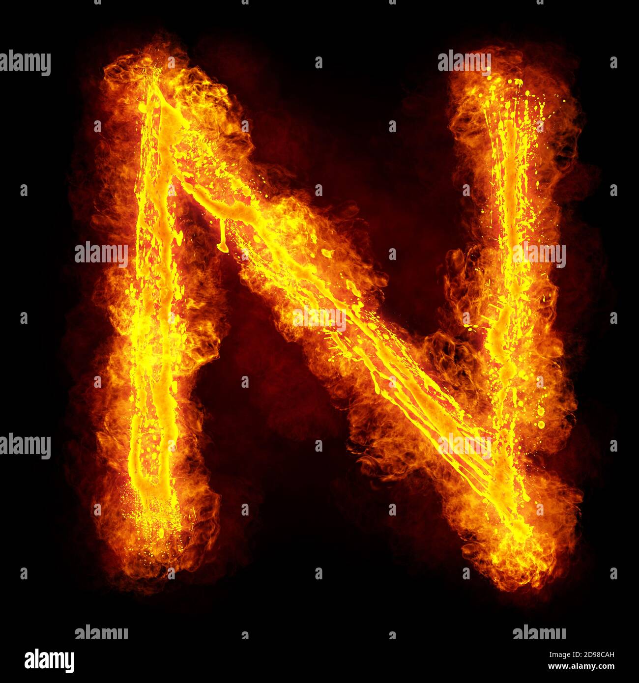 Fiery Font. Bright flamy font symbol. For writing words use Screen ...