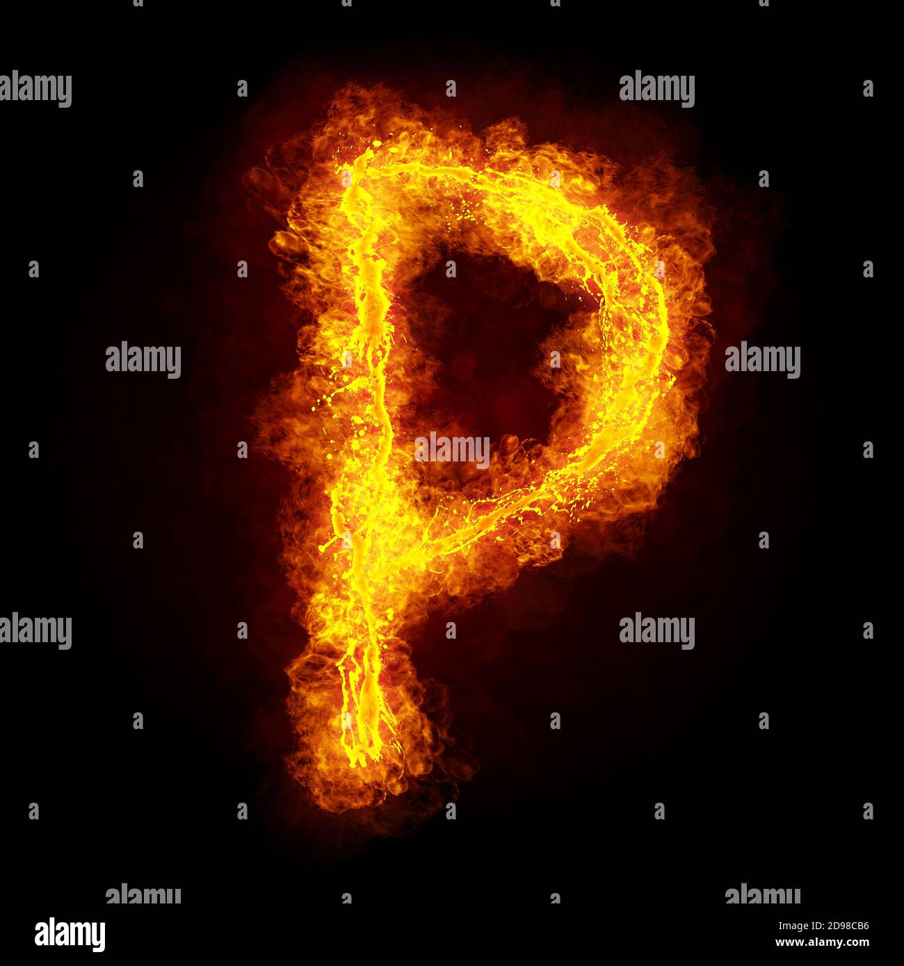 Fiery Font. Bright flamy font symbol. For writing words use Screen ...