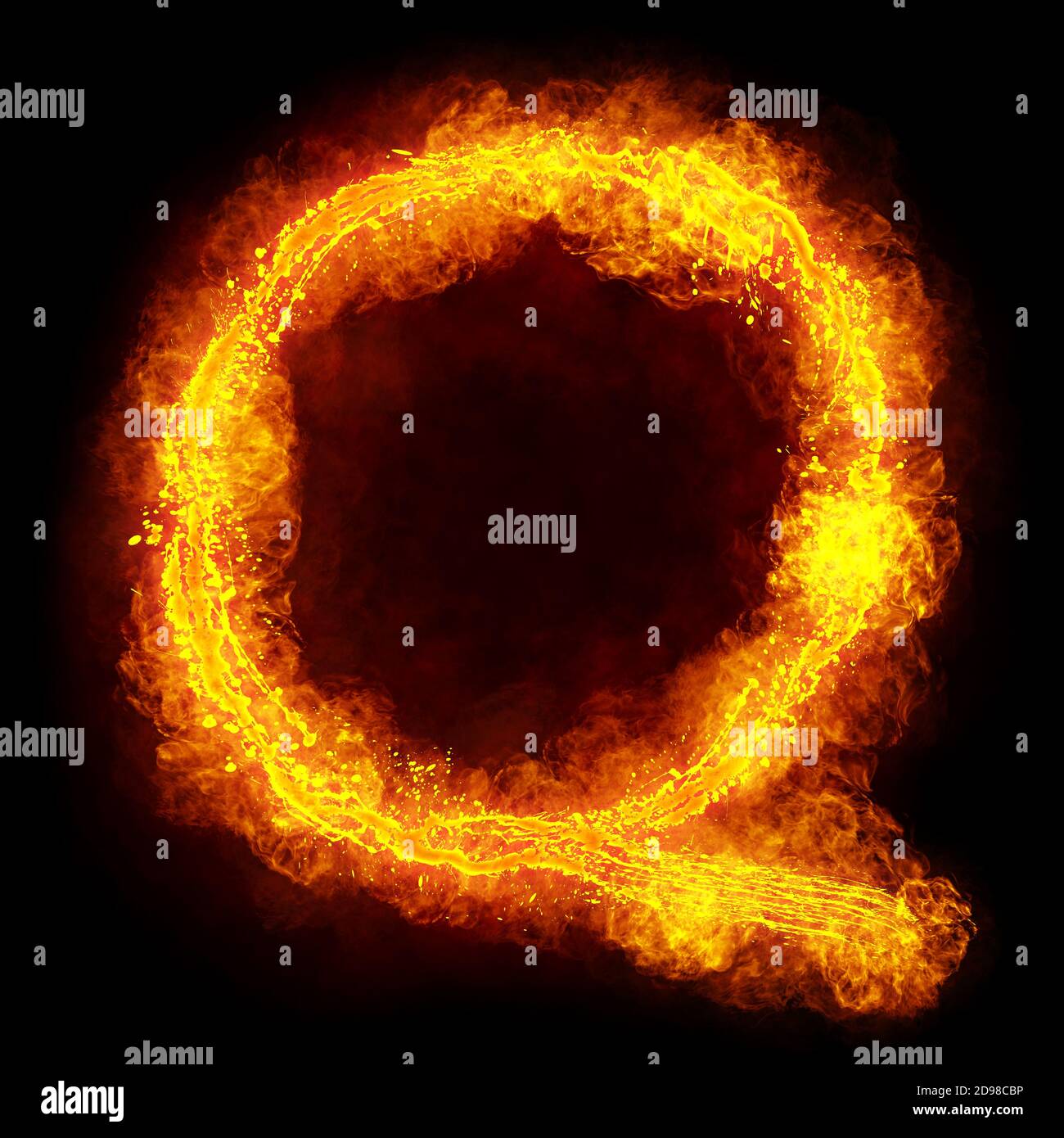 Fiery Font. Bright flamy font symbol. For writing words use Screen ...