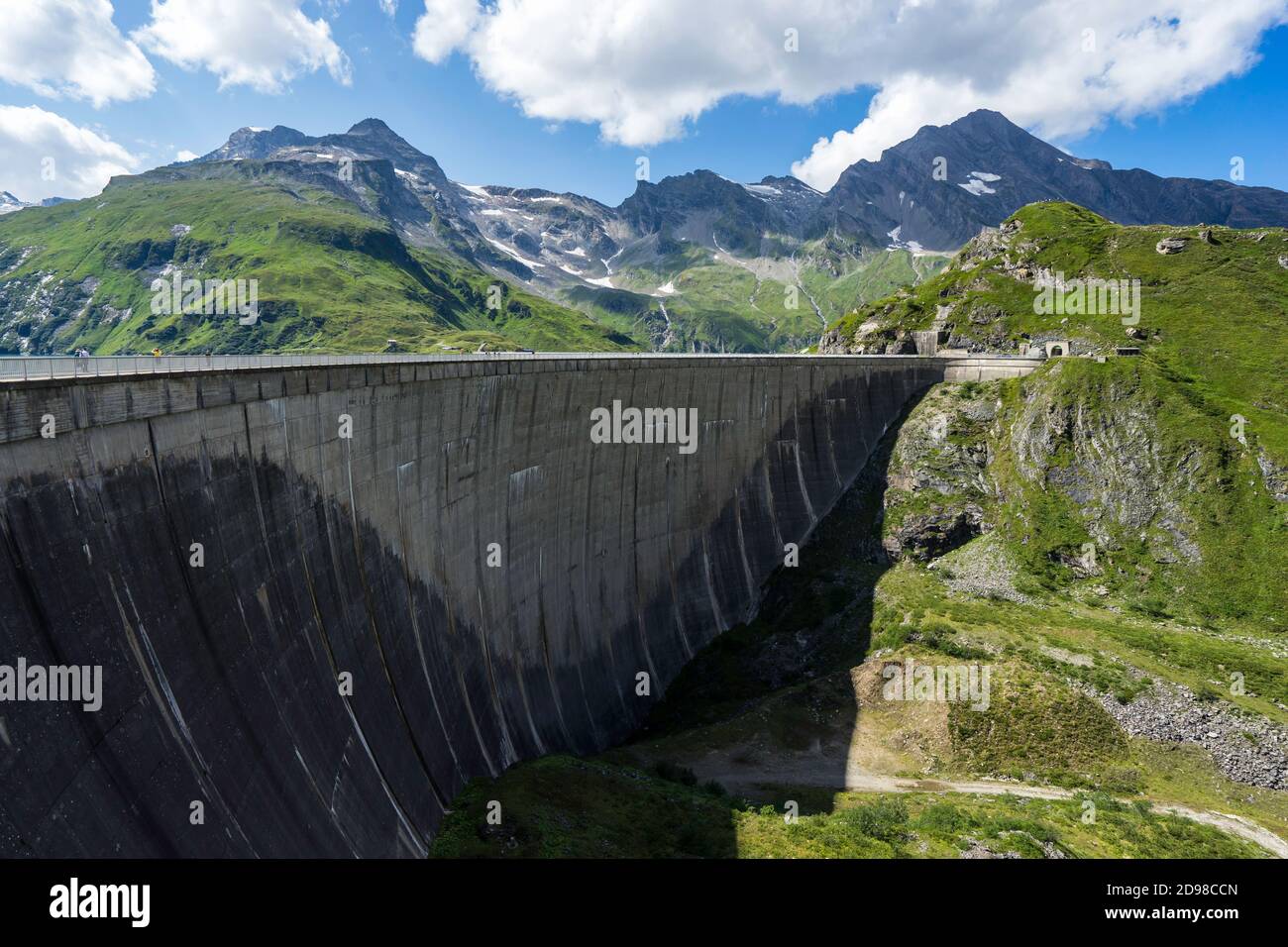 Mooserboden reservoir dam kaprun austria hi-res stock photography and ...