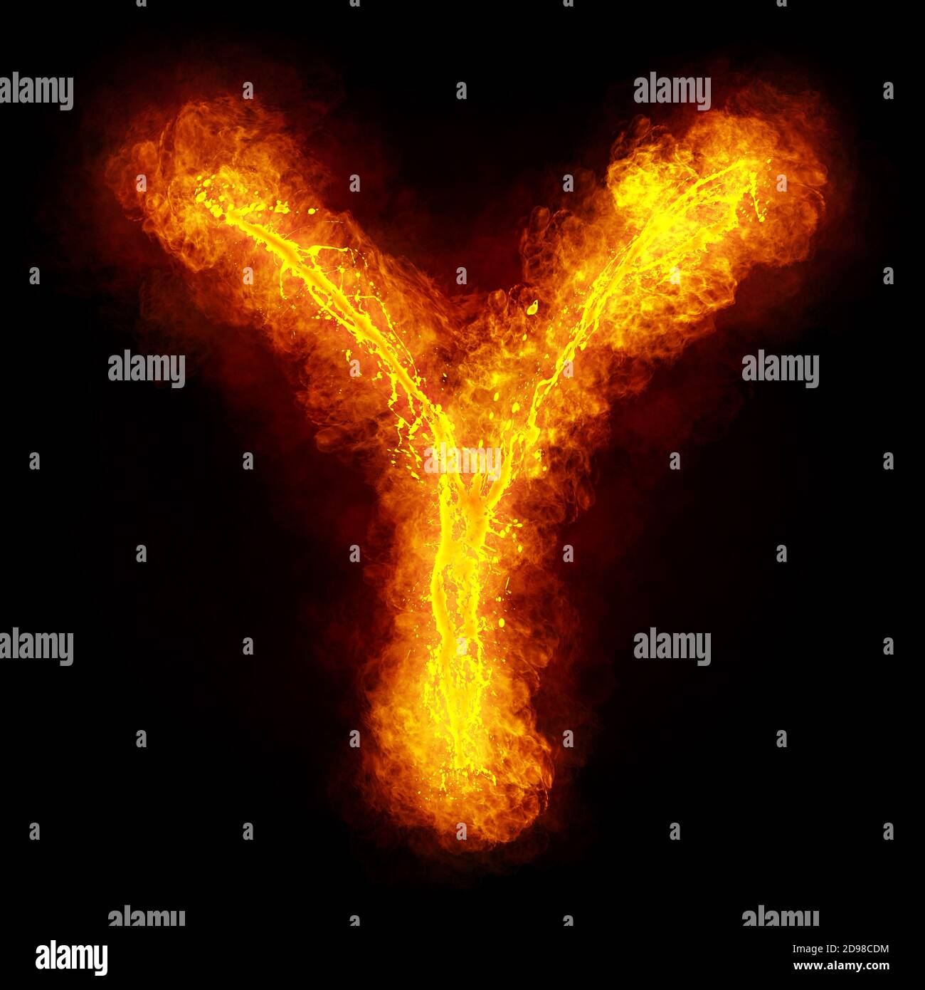 Fiery Font. Bright flamy font symbol. For writing words use Screen ...