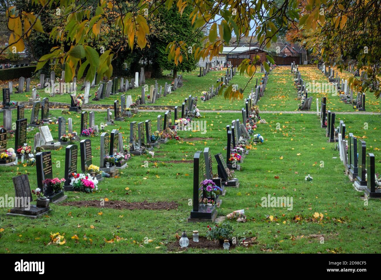 Rows of headstones hi-res stock photography and images - Alamy