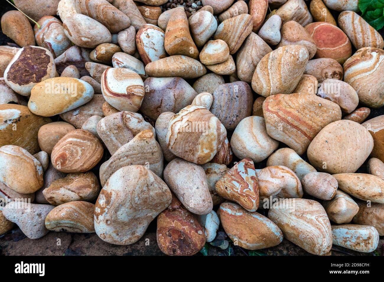 Colourful stones, groups of sea washed pebbles Stock Photo - Alamy