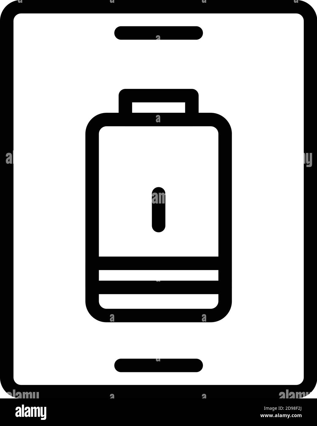 Tablet device repair icon. Outline tablet device repair vector icon for ...