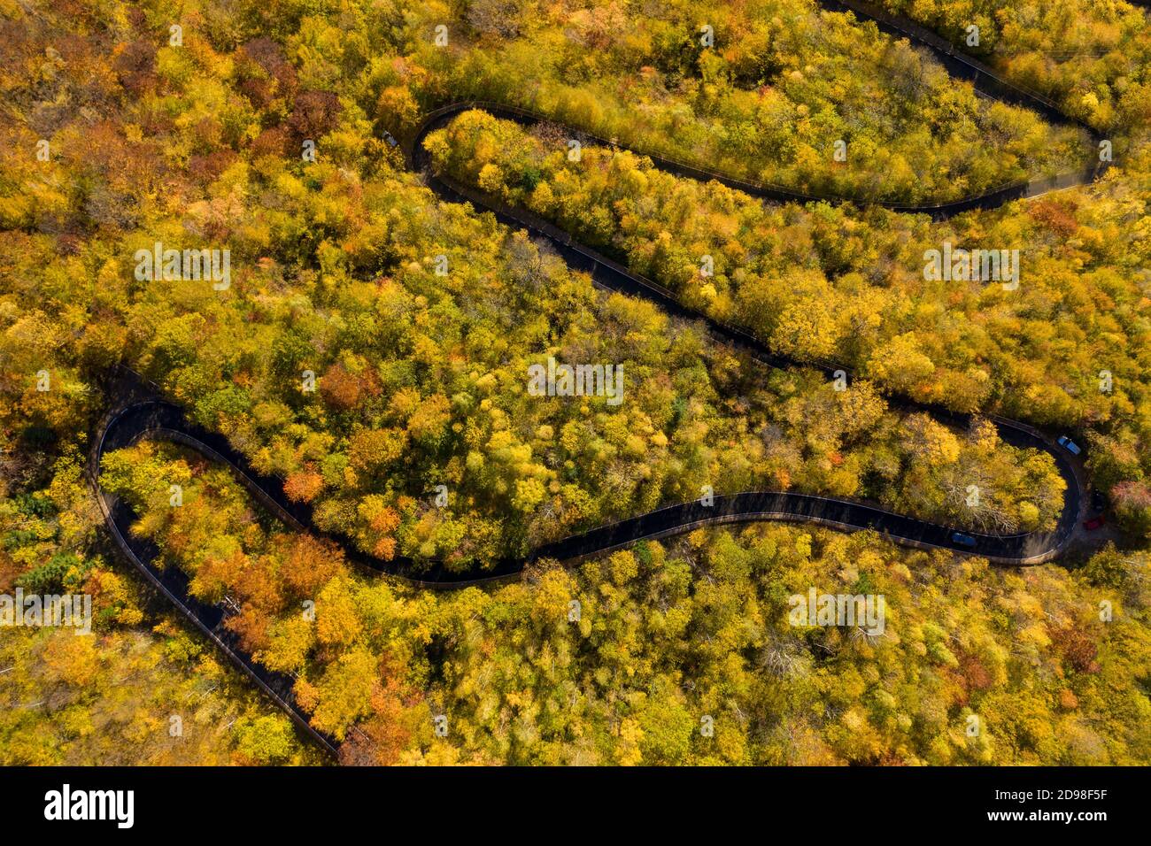 Epic aerial view mountain road hi-res stock photography and images - Alamy
