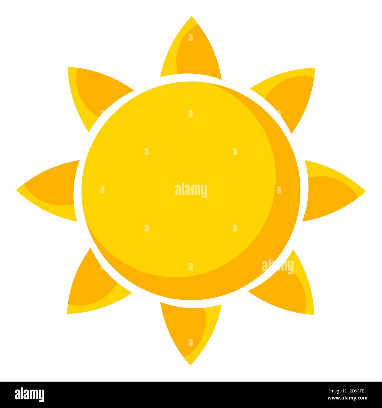Sun. Vector illustration Stock Vector Image & Art - Alamy
